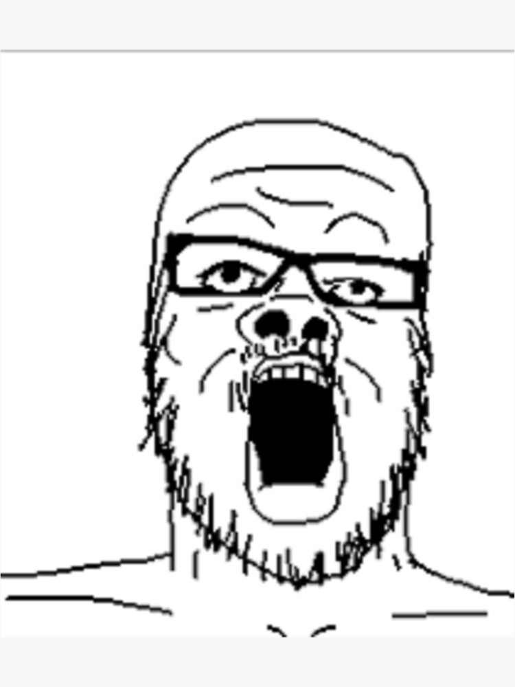 "Soy Epic Face " Sticker for Sale by FallOakland | Redbubble