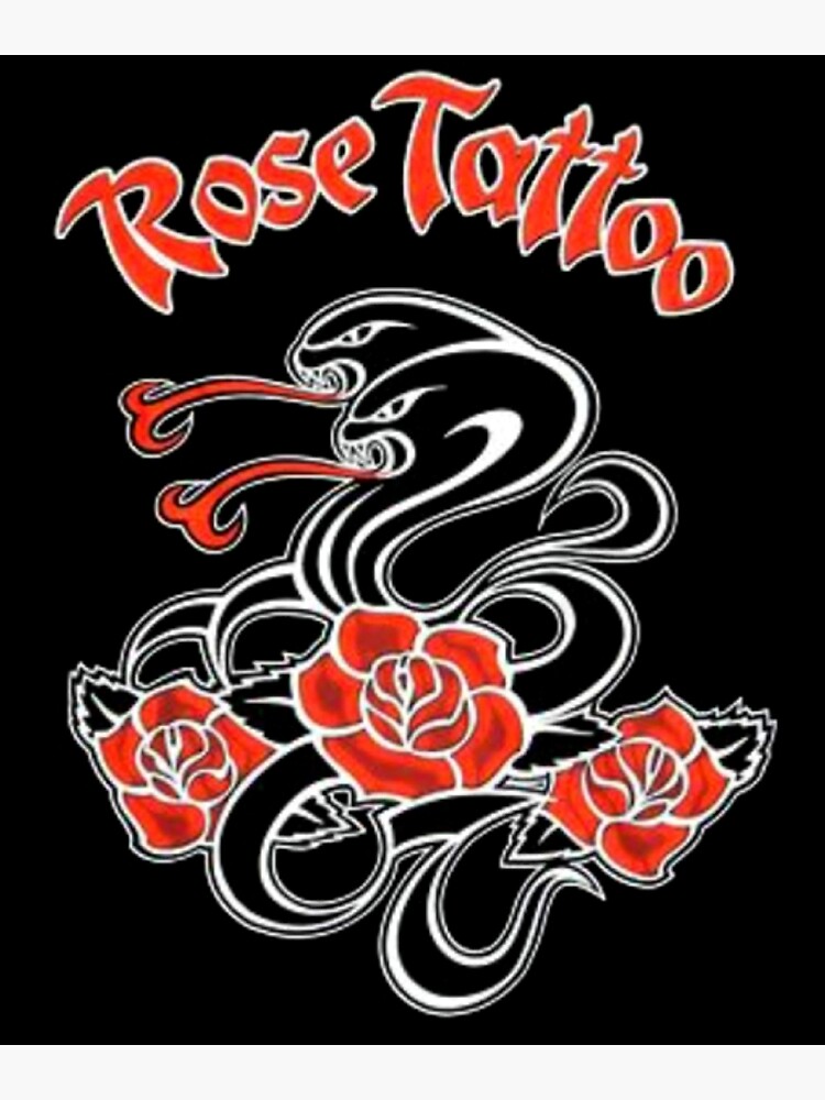 "tour logo rock n roll music rose tattoo band classic and design ...