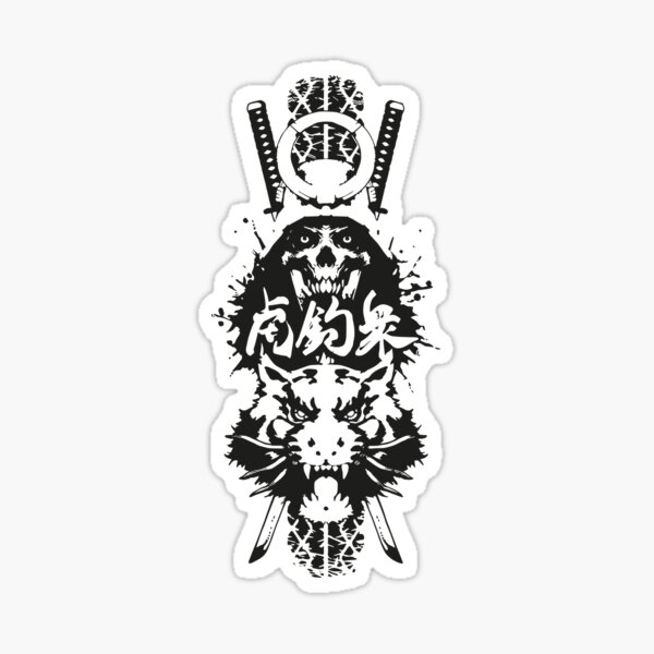 "Tiger Claws Black Tattoo" Sticker by FranckJeannin | Redbubble