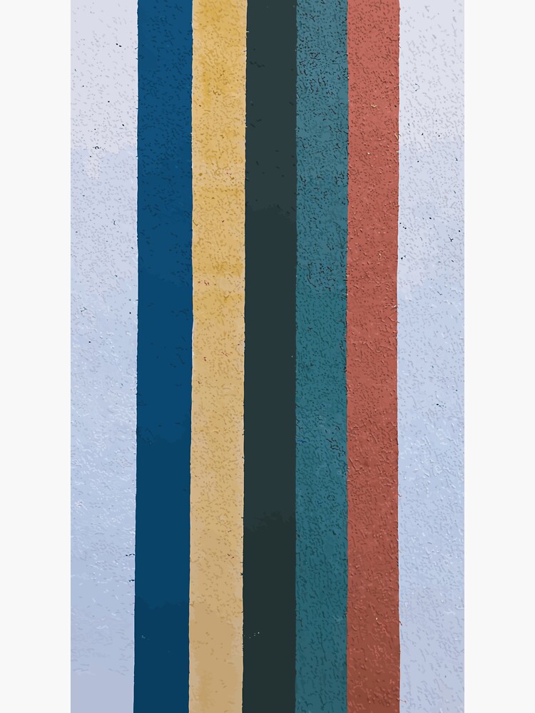 "straight line rainbow" Sticker for Sale by Mets007 | Redbubble