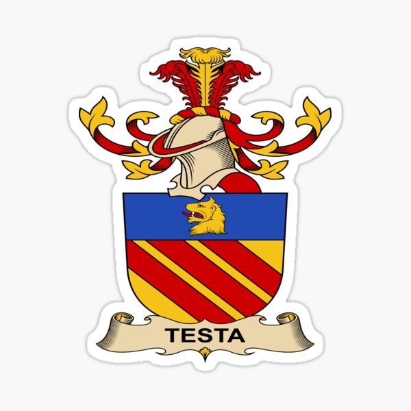 "Testa" Sticker by HaroldHeraldry | Redbubble