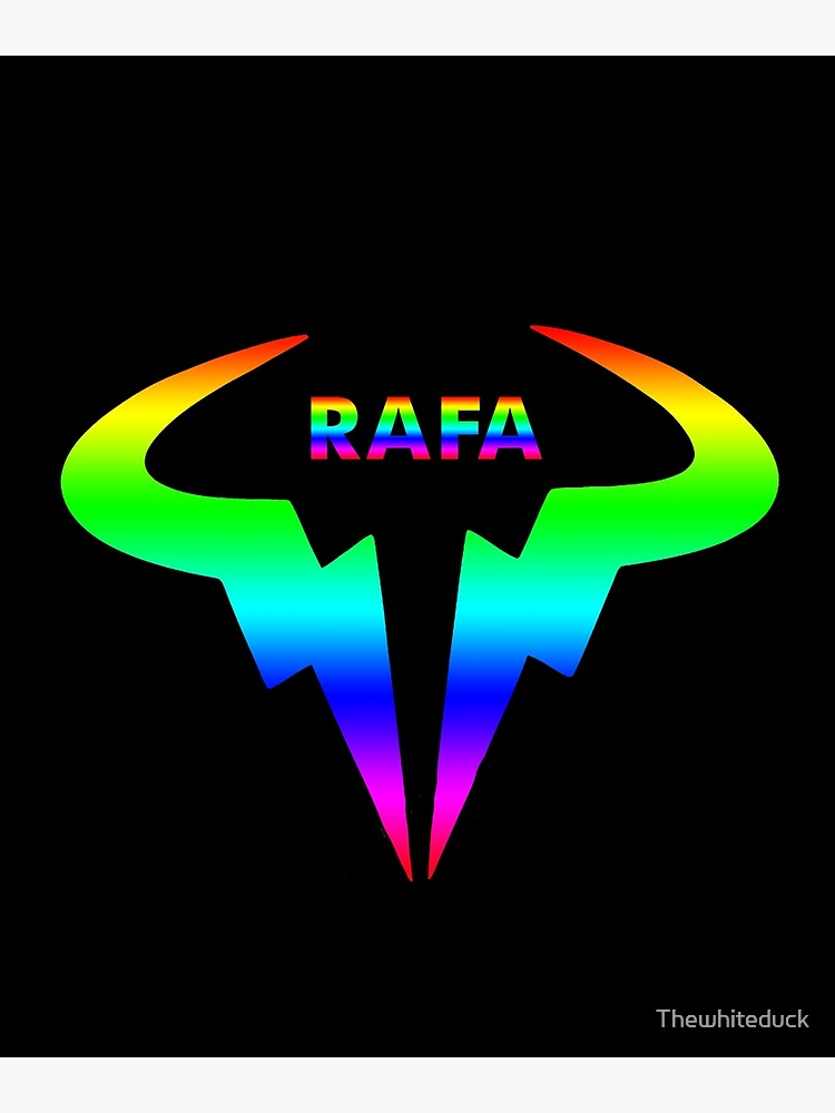 "rafael nadal logo" Poster for Sale by Thewhiteduck | Redbubble
