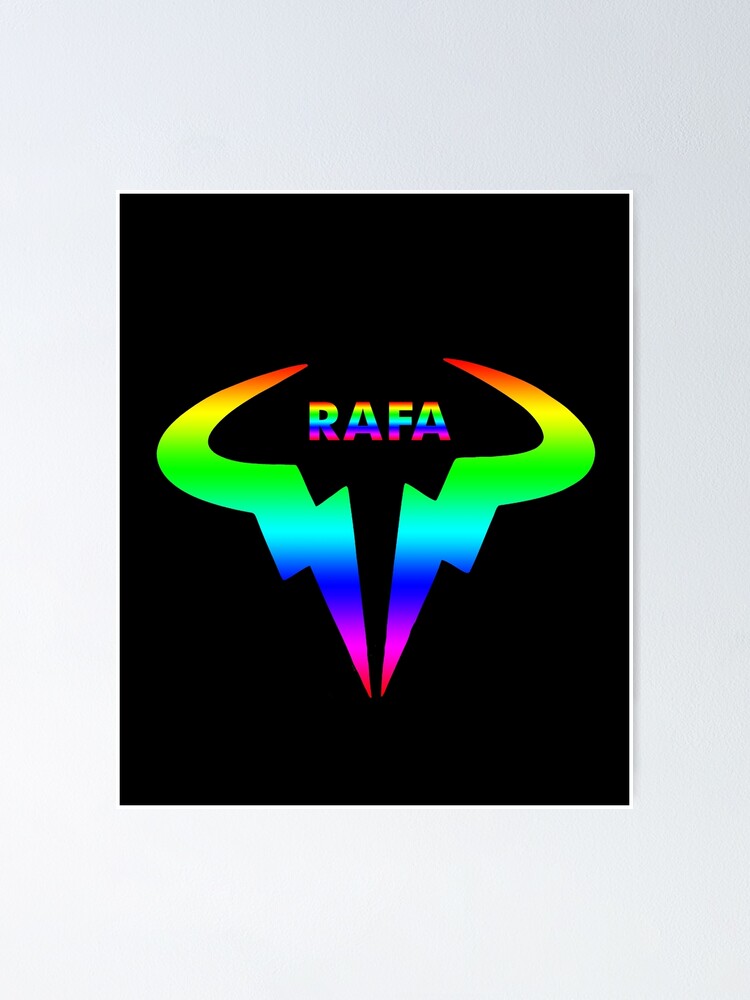 "rafael nadal logo" Poster for Sale by Thewhiteduck | Redbubble