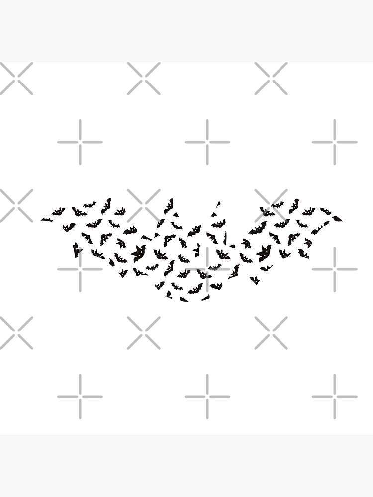 "Cute Negative Space Vampire Bat - Pattern - Halloween - by No Reason ...