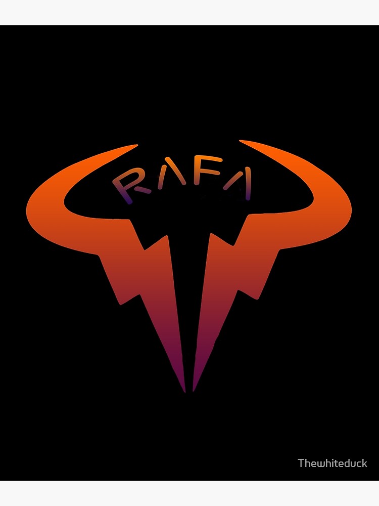 "rafael nadal logo" Poster for Sale by Thewhiteduck | Redbubble