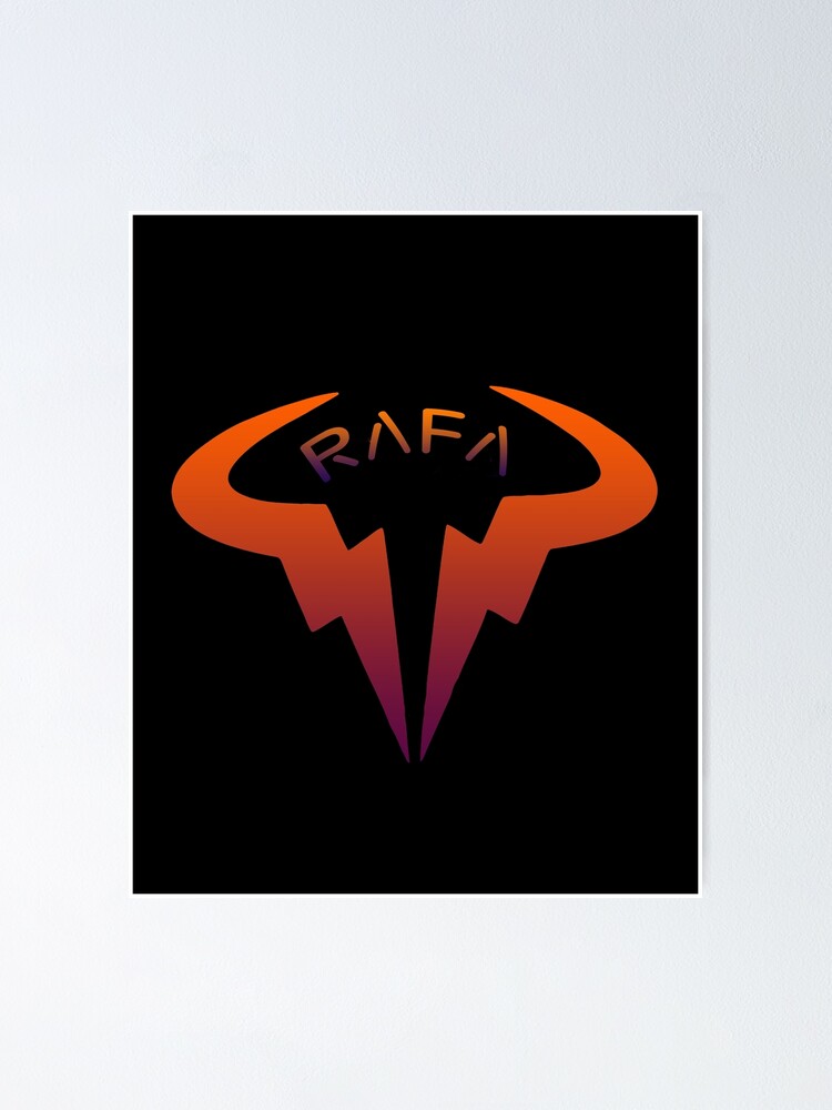 "rafael nadal logo" Poster for Sale by Thewhiteduck | Redbubble