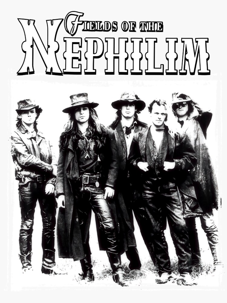 "Fields of the Nephilim" Sticker for Sale by CarrieCarsonn | Redbubble