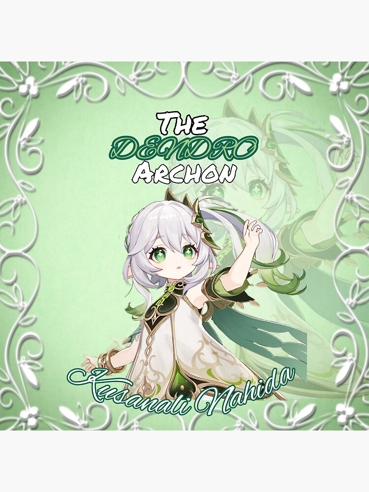 "Der Dendro-Archon Kusanali Nahida" Sticker von PannochkaChan | Redbubble