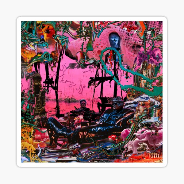 "hellfire by black midi album cover" Sticker for Sale by LoveMMA ...