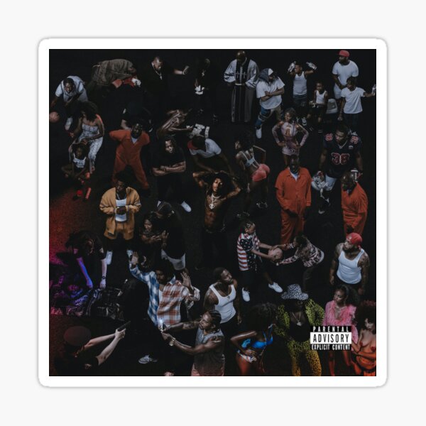 "jid - The Forever Story album cover" Sticker for Sale by LoveMMA ...