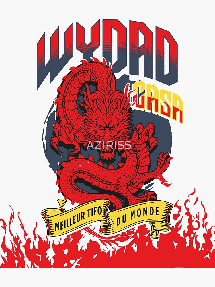 "Wydad Athletic Club, WAC, Football Casablanca, Morocco" Sticker for ...