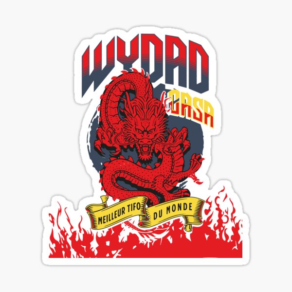 "Wydad Athletic Club, WAC, Football Casablanca, Morocco" Sticker for ...