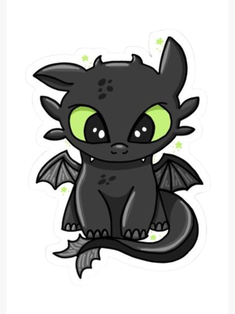 Cuaderno con la obra «Dragon cute chimuelo sticker» de Lakshmana-Style | Redbubble