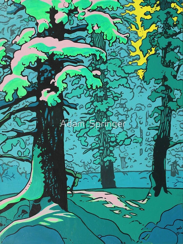 "Green Forest" Poster for Sale by Adam Springer | Redbubble