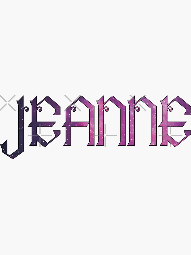 "JEANNE Name I - My name is LAURIE - typography name - Galaxy Vibe ...