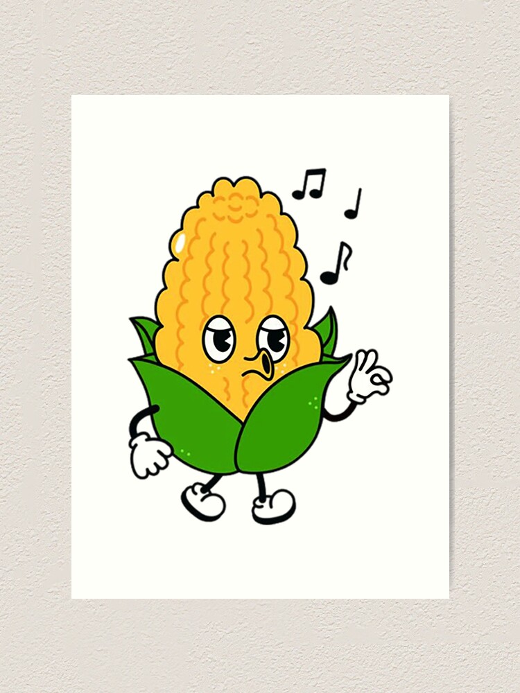 "corn a big lump with knobs it has the juice its corn" Art Print for ...