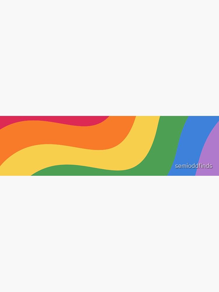 "Rainbow Pride Flag Design Bumper Sticker for Car Owner Decal LGBTQ ...