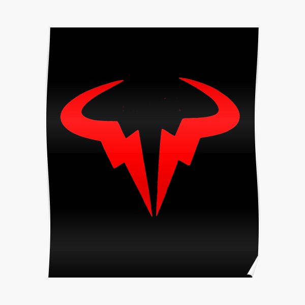 "rafael nadal logo" Poster for Sale by Thewhiteduck | Redbubble