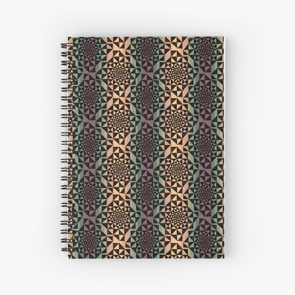 "Triangular Mandala on Earth" Spiral Notebook for Sale by halynadee ...