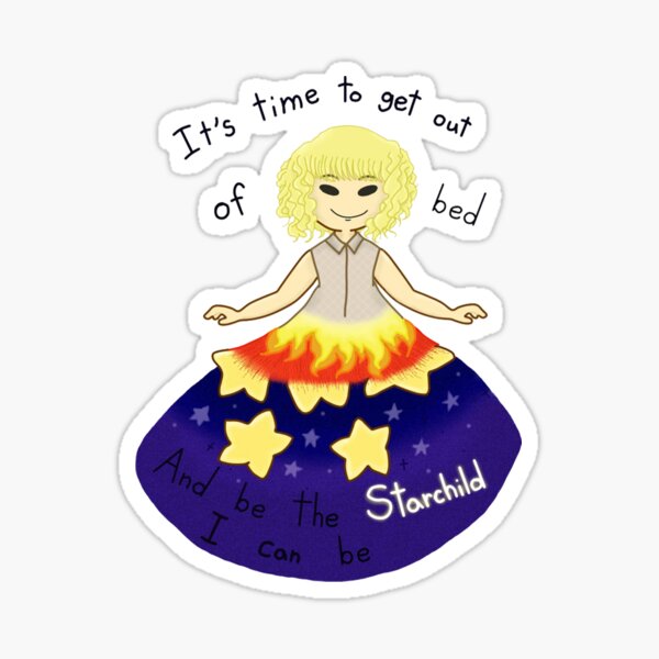 "Starchild" Sticker for Sale by zeldakinz | Redbubble