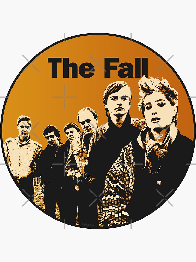 "The Fall Post Punk Band" Sticker for Sale by eyepoo | Redbubble