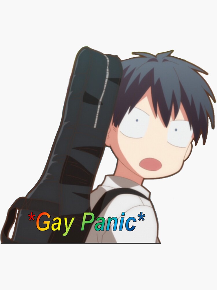 "Given Ritsuka Uenoyama Gay Panic " Sticker for Sale by MaximusKova | Redbubble