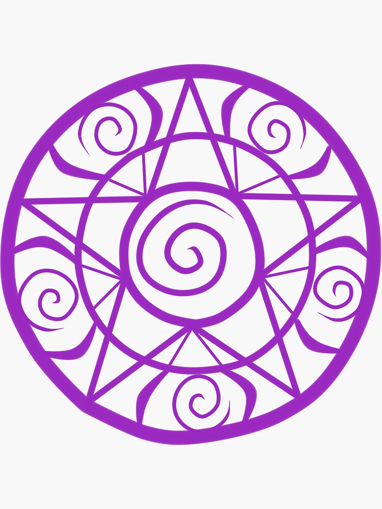 "Magic circle" Sticker for Sale by vikiegykukac | Redbubble