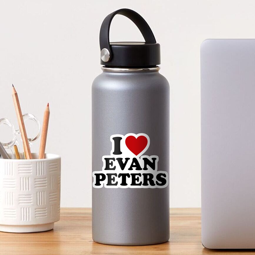 "Evan Peters design " Sticker for Sale by Fandomex | Redbubble