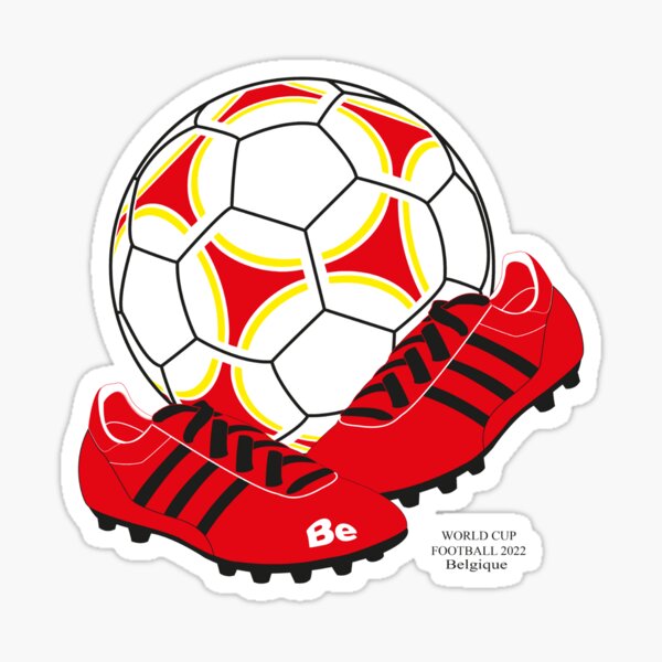 "Team Belgium World Cup Football Qatar 2022" Sticker for Sale by ...
