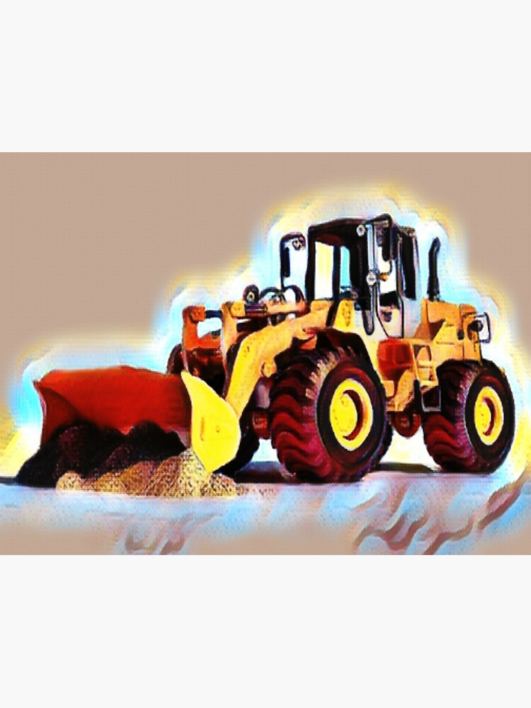 "Excavator Digger Rainbow Art" Sticker for Sale by RainbowLush | Redbubble