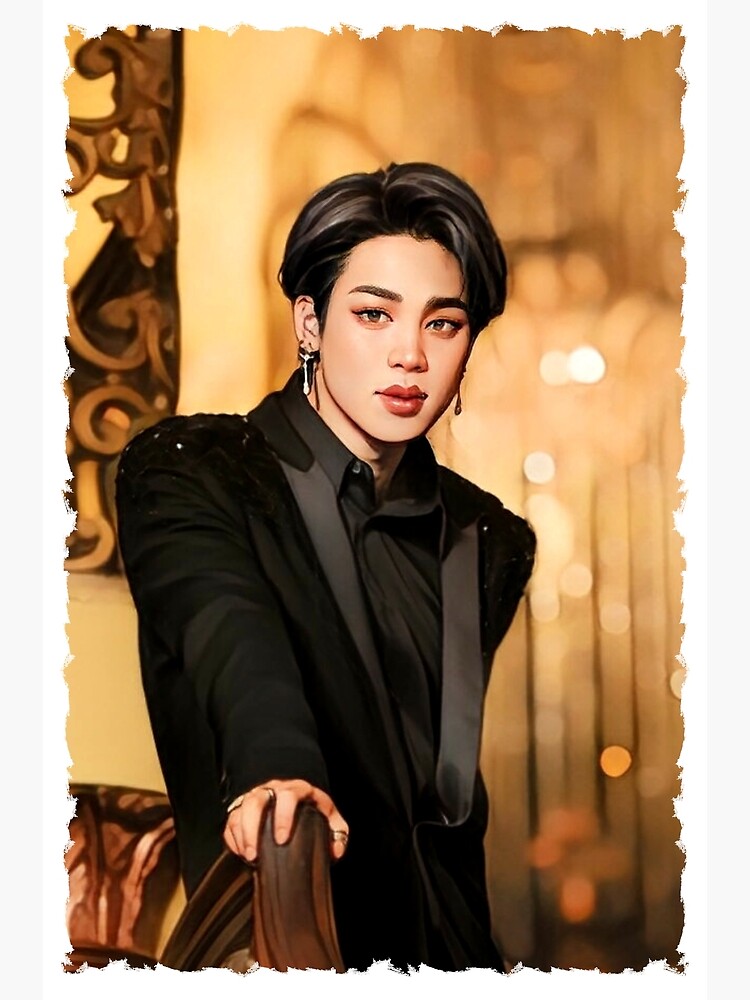 "BTS Jimin Black Swan Era Digital Art Vector" Art Print for Sale by myusic | Redbubble