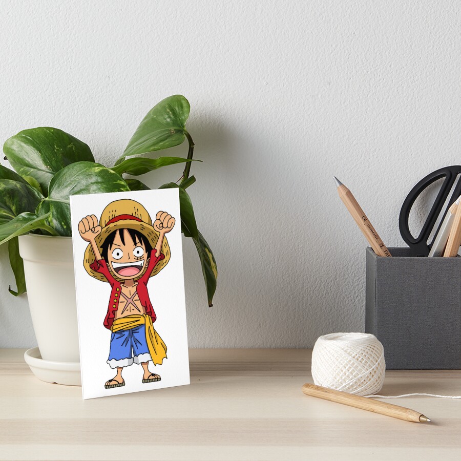 "Monkey Luffy" Art Board Print for Sale by Juanscorner | Redbubble