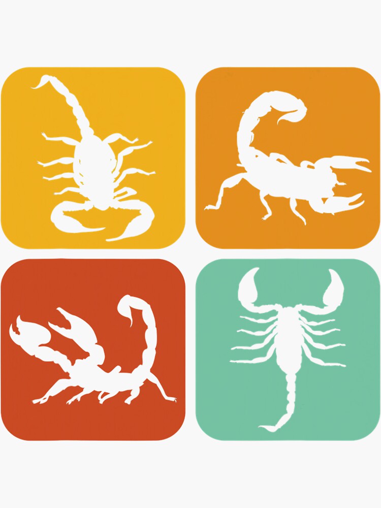 "Retro Scorpions I Scorpion Art I Scorpion" Sticker for Sale by ...