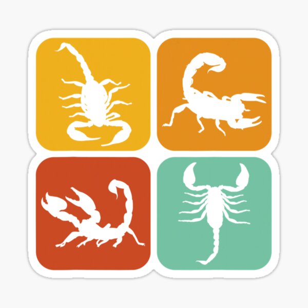 "Retro Scorpions I Scorpion Art I Scorpion" Sticker for Sale by ...