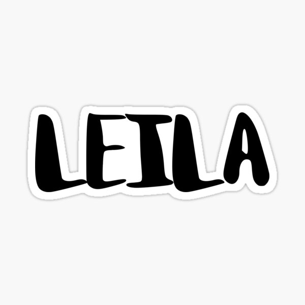 "LEILA" Sticker for Sale by FTML | Redbubble