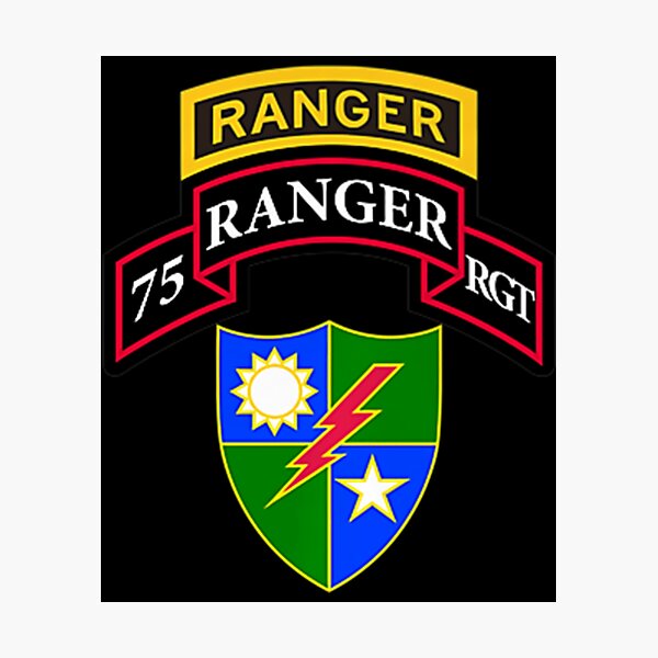"US Army Ranger - 75th Regiment Scroll, Ranger Tab, DUI Premium ...