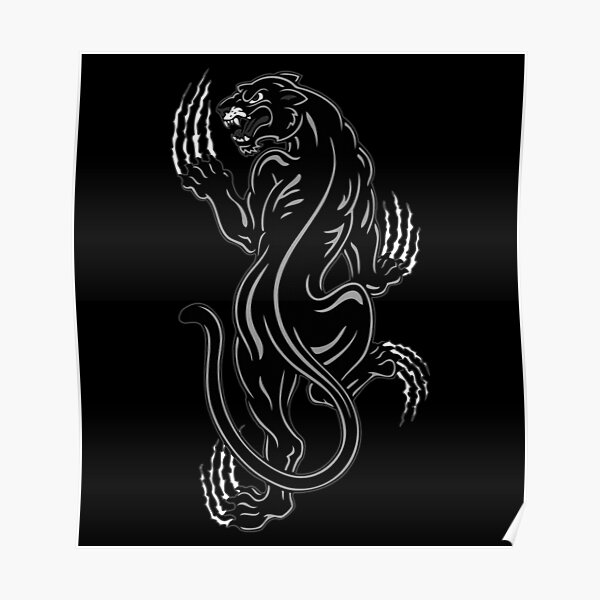 Sailor Jerry Panther Poster For Sale By Teevintage Redbubble