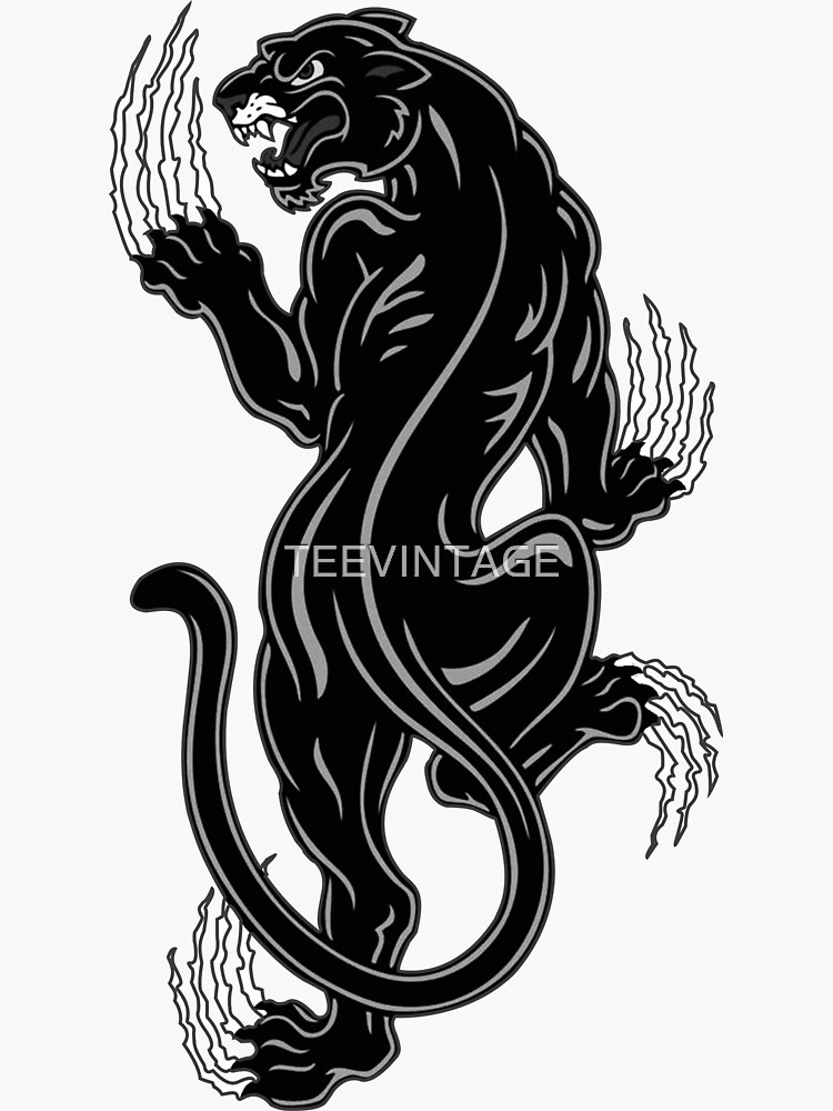 Sailor Jerry Panther Sticker For Sale By Teevintage Redbubble