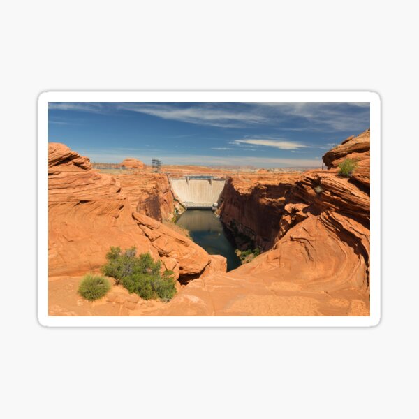 "Glen Canyon Dam" Sticker for Sale by YairKarelic | Redbubble