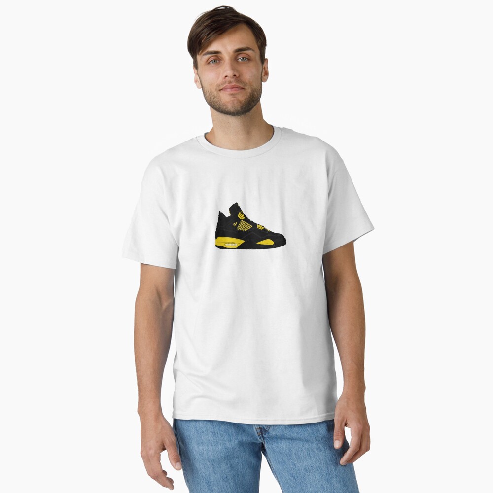 "Air Jordan IV (4) "Thunder"" Sticker for Sale by gaeldesmarais | Redbubble