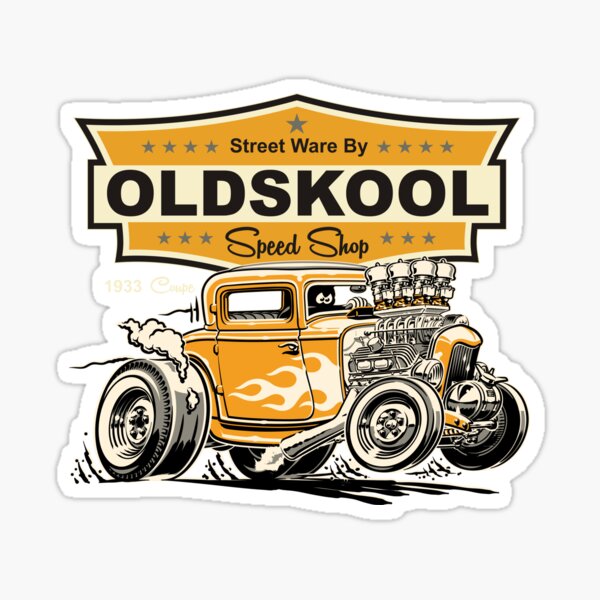 "33 Ford Coupe Hot Rod" Sticker for Sale by dpi-print | Redbubble
