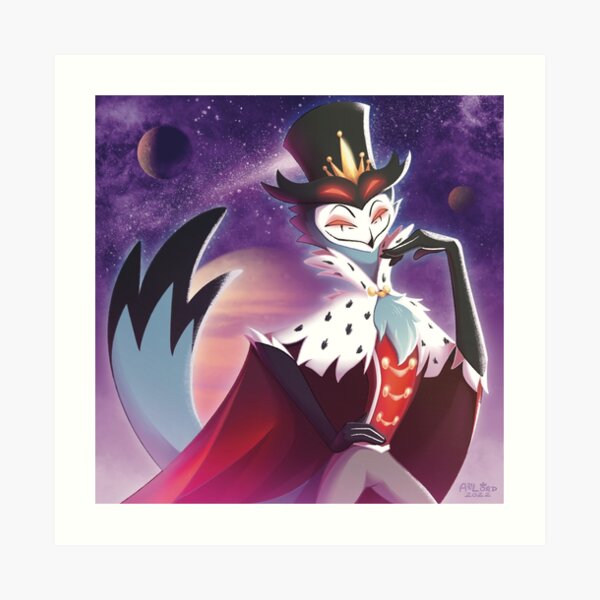 "Stolas Space - Helluva Boss" Art Print for Sale by Azilord | Redbubble