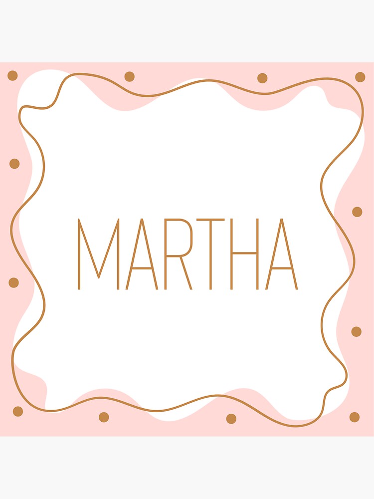 "Martha, girl's name, personalised name " Sticker for Sale by ...