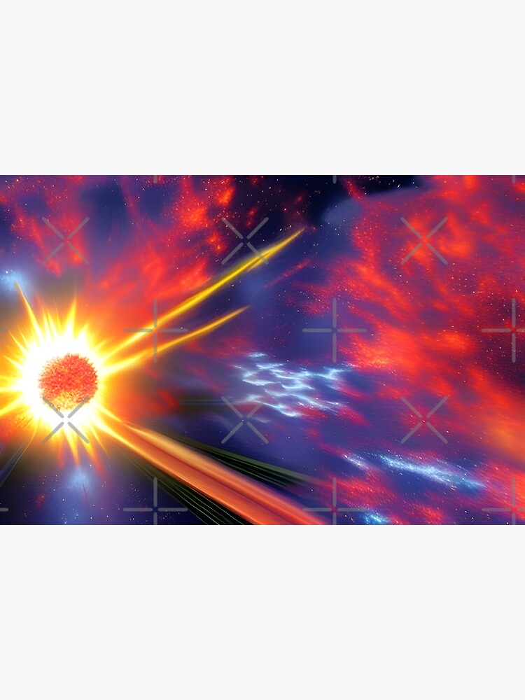 "Exploding Sun in Space, Ai Generated Art " Poster for Sale by GeminiSq ...