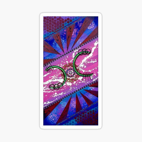 "DIMENSION" Sticker for Sale by chabrette | Redbubble