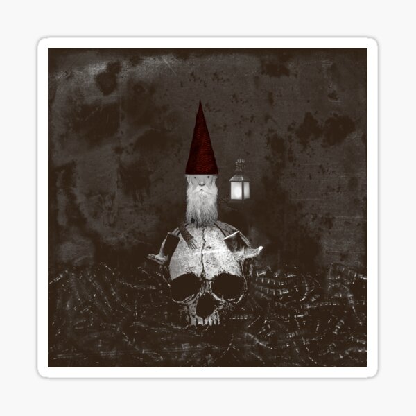 "Redcap Goblin" Sticker for Sale by ZRS-ART | Redbubble