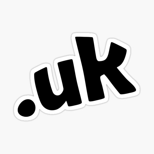 "England Internet country code" Sticker for Sale by Elgamhioui | Redbubble