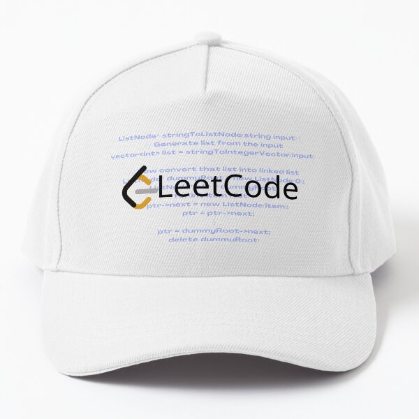 "Leetcode T-shirt" Cap for Sale by oopdesigns007 | Redbubble