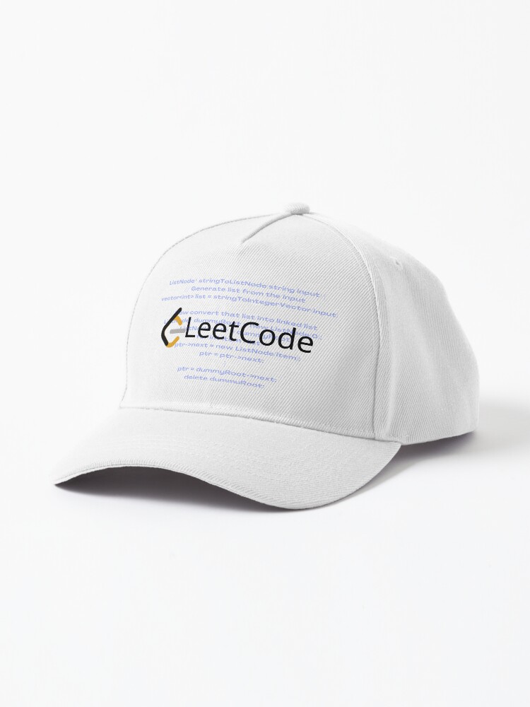 Leetcode T Shirt Cap For Sale By Oopdesigns007 Redbubble