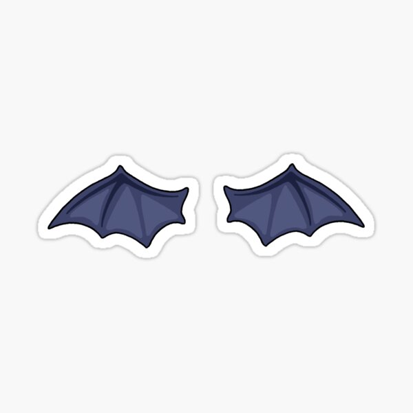 "bat wings 1 illustration" Sticker for Sale by bloemsgallery | Redbubble